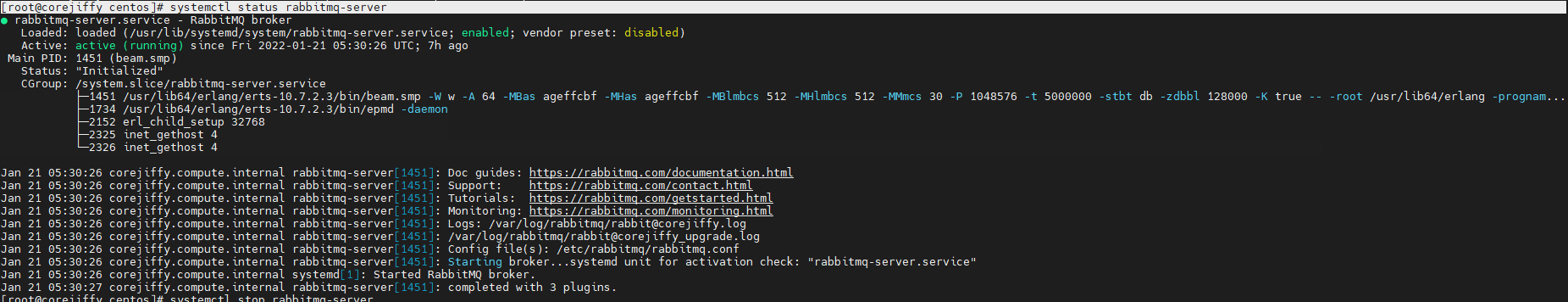 Stop Core Application Server | JIFFY.ai