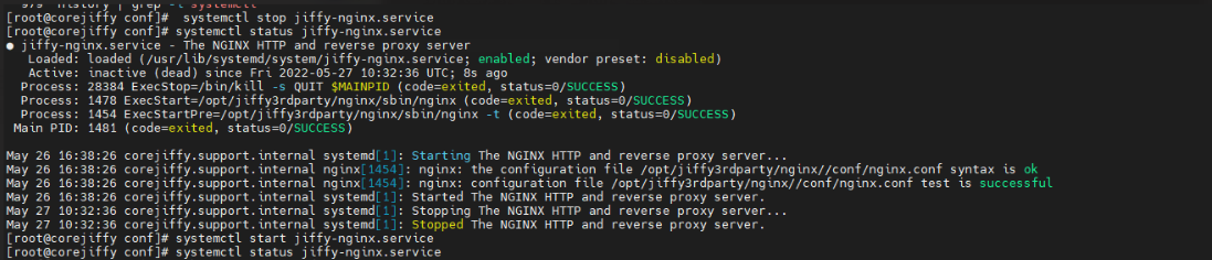 Stop Core Application Server | JIFFY.ai