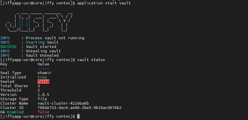Start Core Application Server | JIFFY.ai