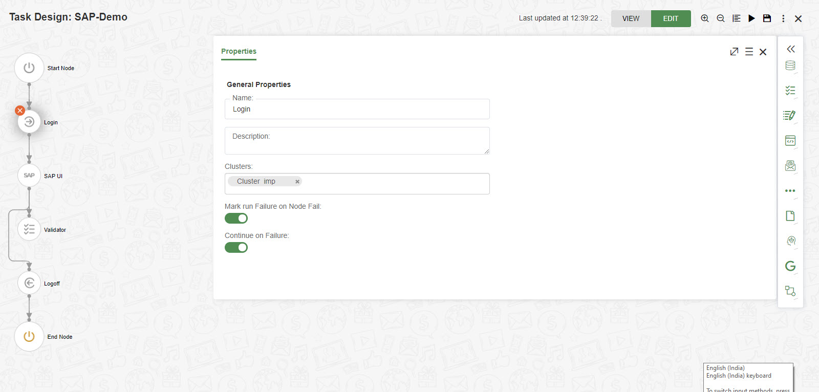 SAP With Login and Logoff Nodes | JIFFY.ai