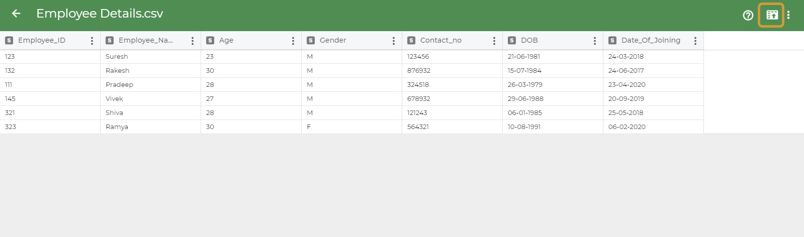 CSV Dataset | JIFFY.ai