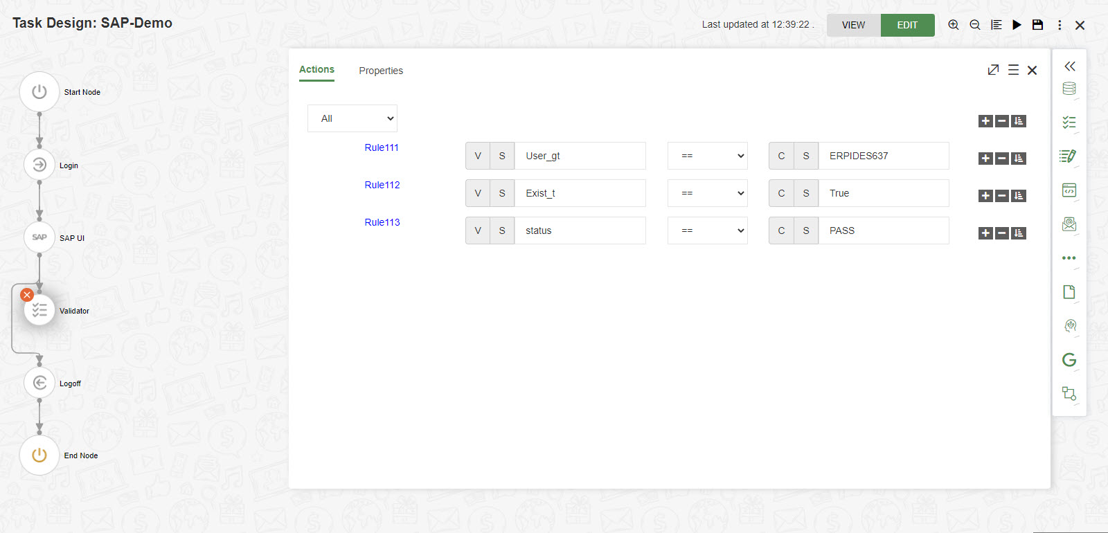 SAP With Login & Logoff Nodes | JIFFY.ai
