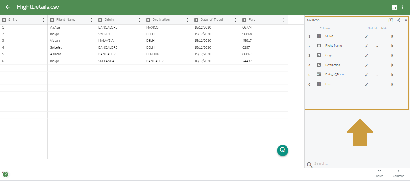 Add CSV Dataset | JIFFY.ai